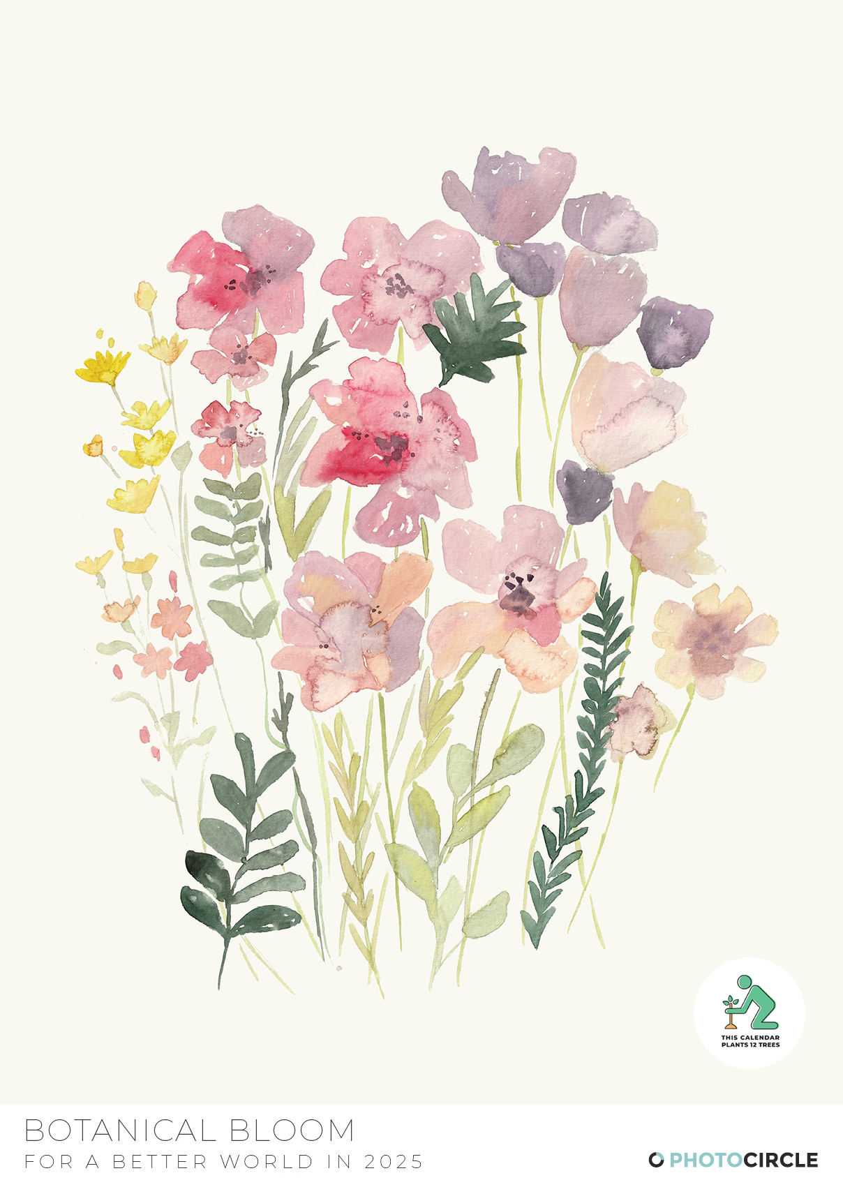 Shop the Botanical Bloom Calendar 2025 | Photocircle