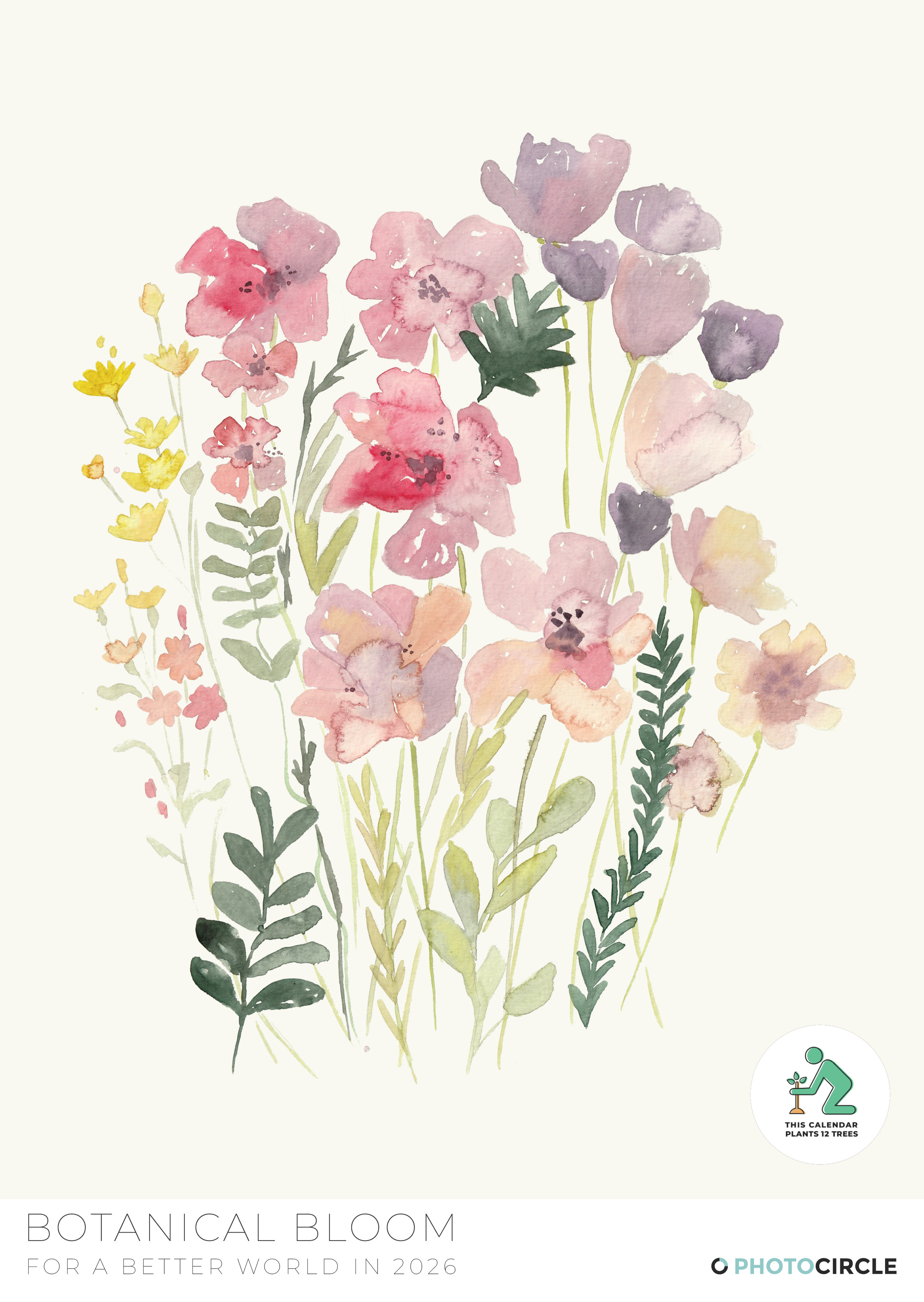 2026 Botanical Bloom Flower Calendar – Shop Now