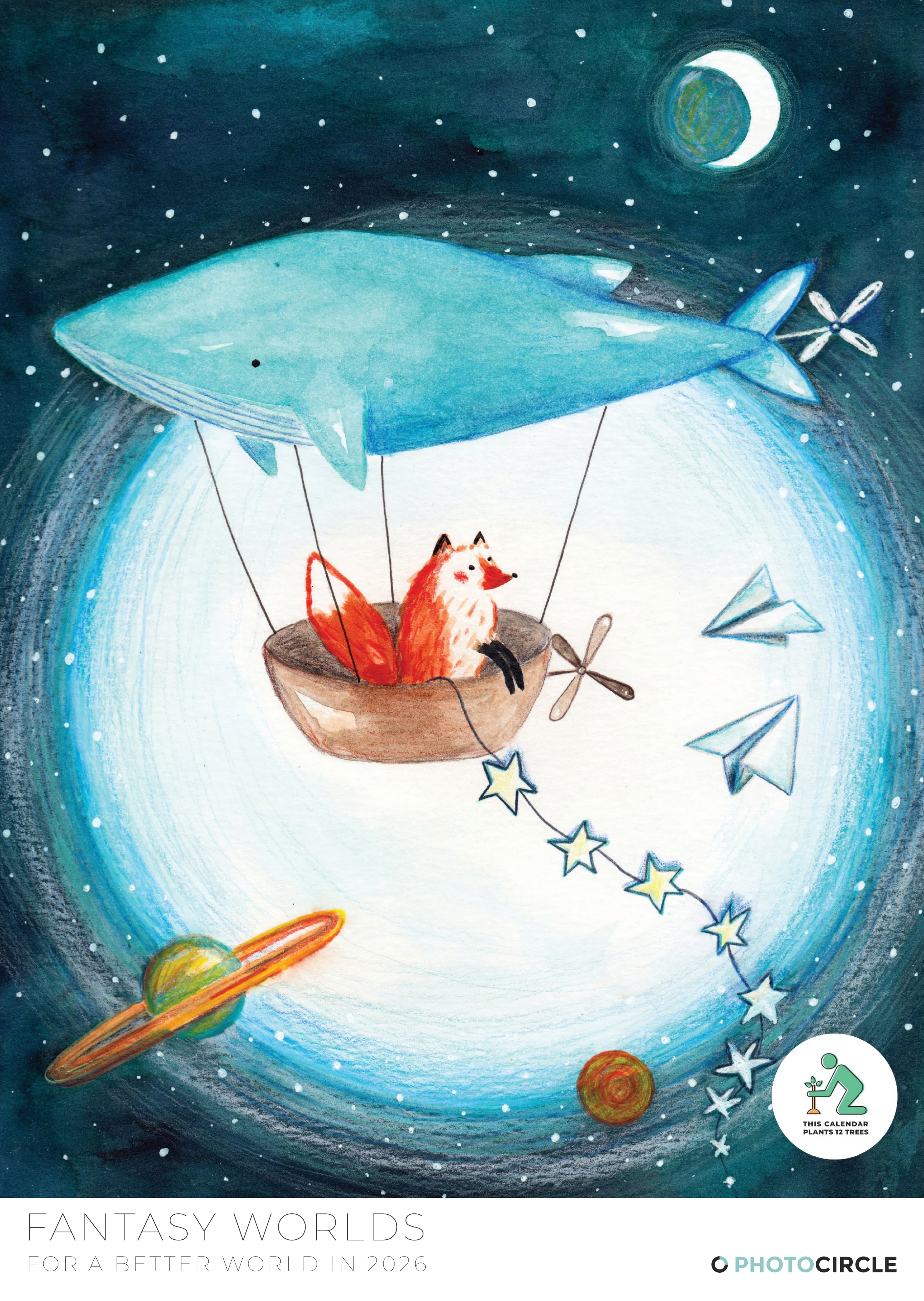 Shop the 2026 Happy Fantasy Worlds Calendar for Kids