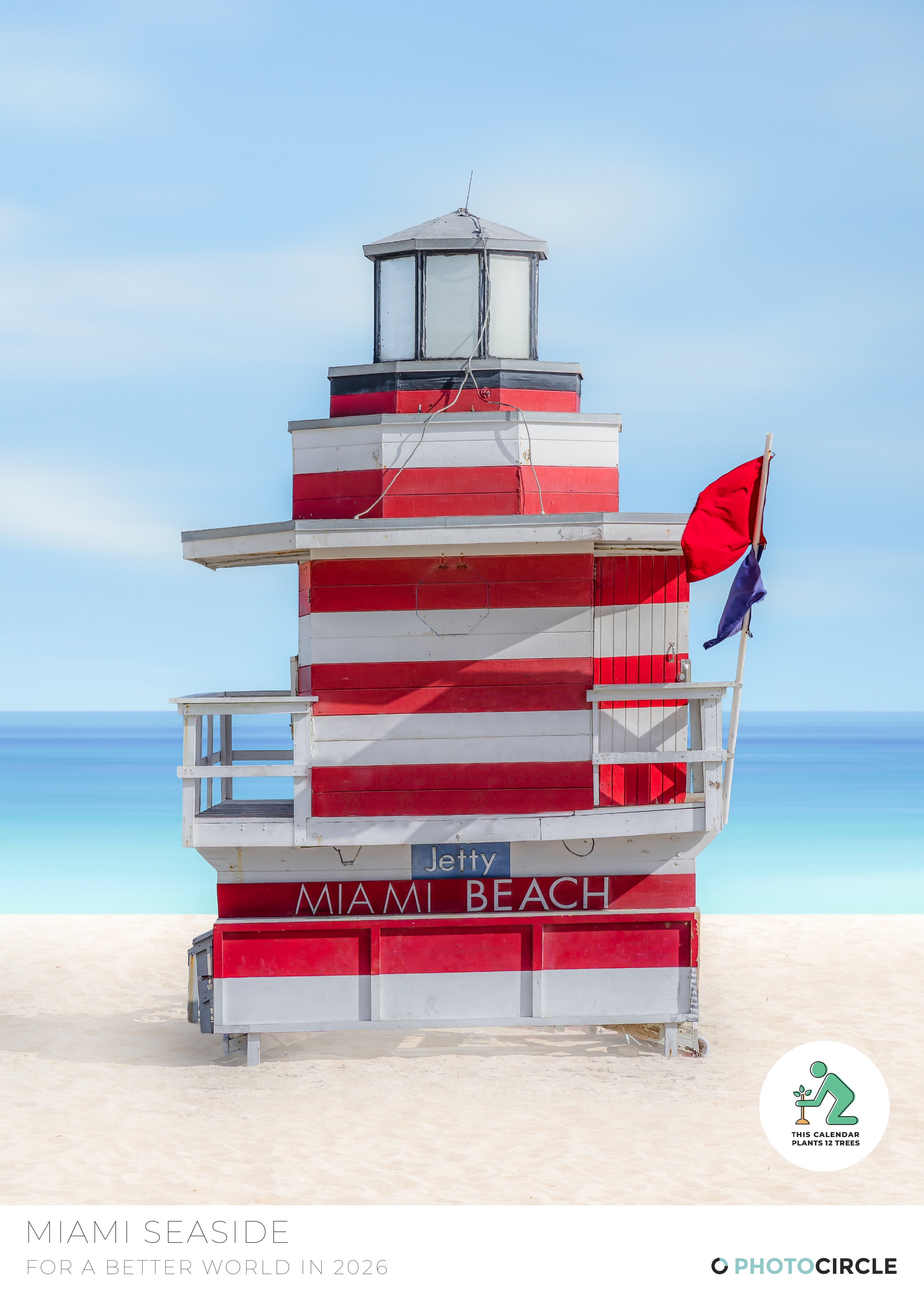 Miami Beach 2026 Wall Planner & Organizer – Shop Now
