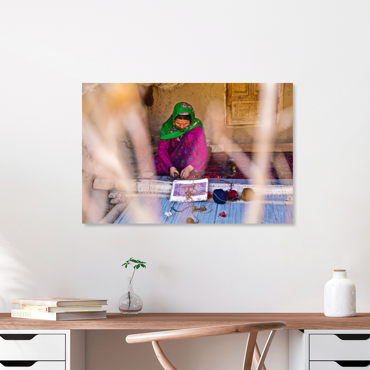 Rada Akbar - 'Carpet Weaving' | Photocircle.net