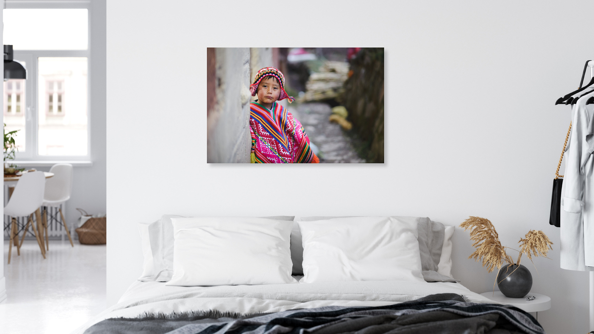 'Peruvian Boy' – Discover the wall art by Felix Dorn now!