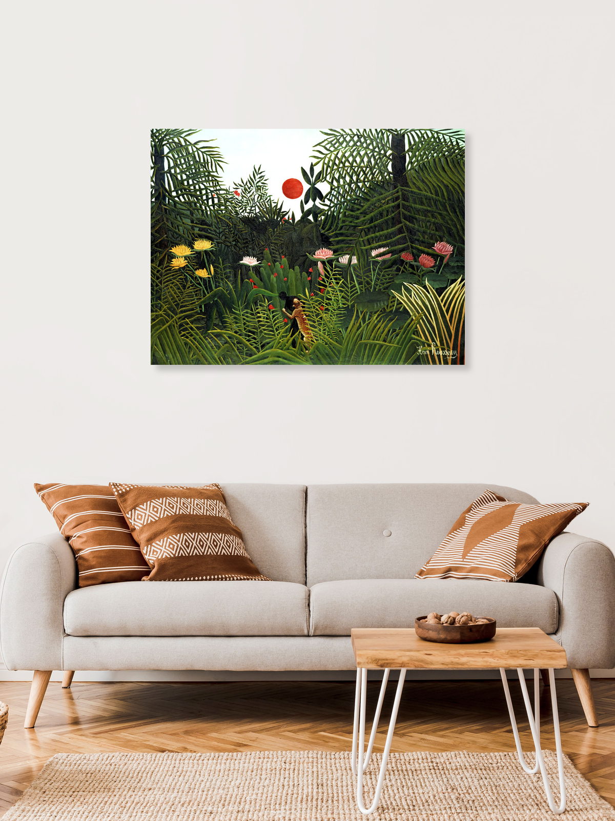 Art Classics - 'Henri Rousseau: Virgin Forest with Sunset ...