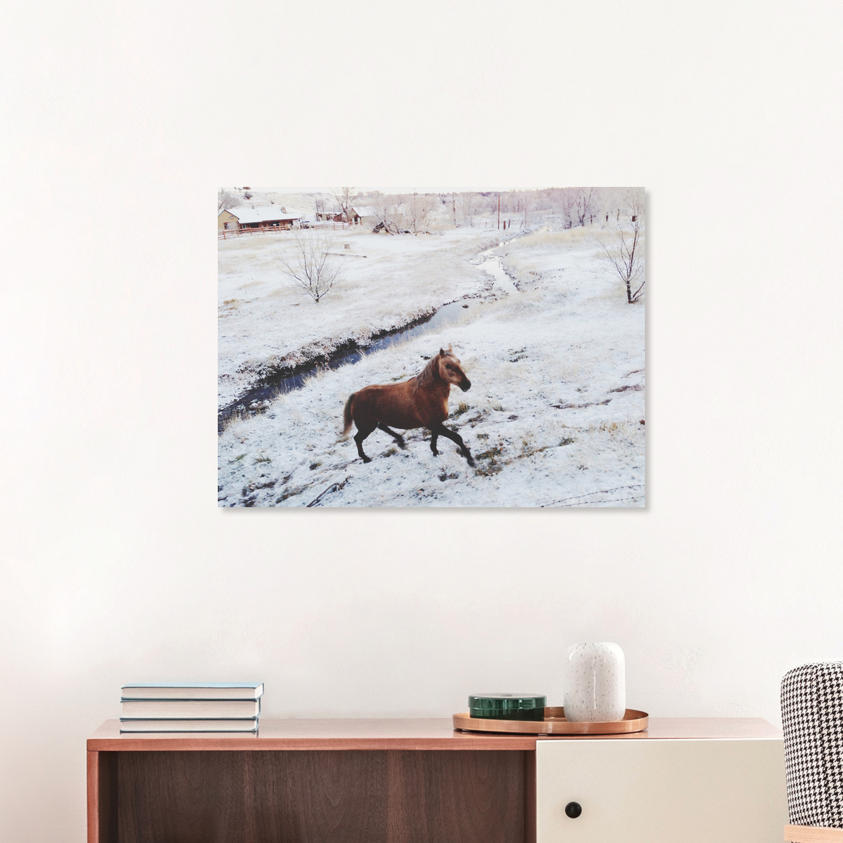 Kevin Russ - 'Winter Farm Horse' | Photocircle.net