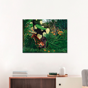 Art Classics - 'Fight between a Tiger and a Buffalo by Henri Rousseau ...