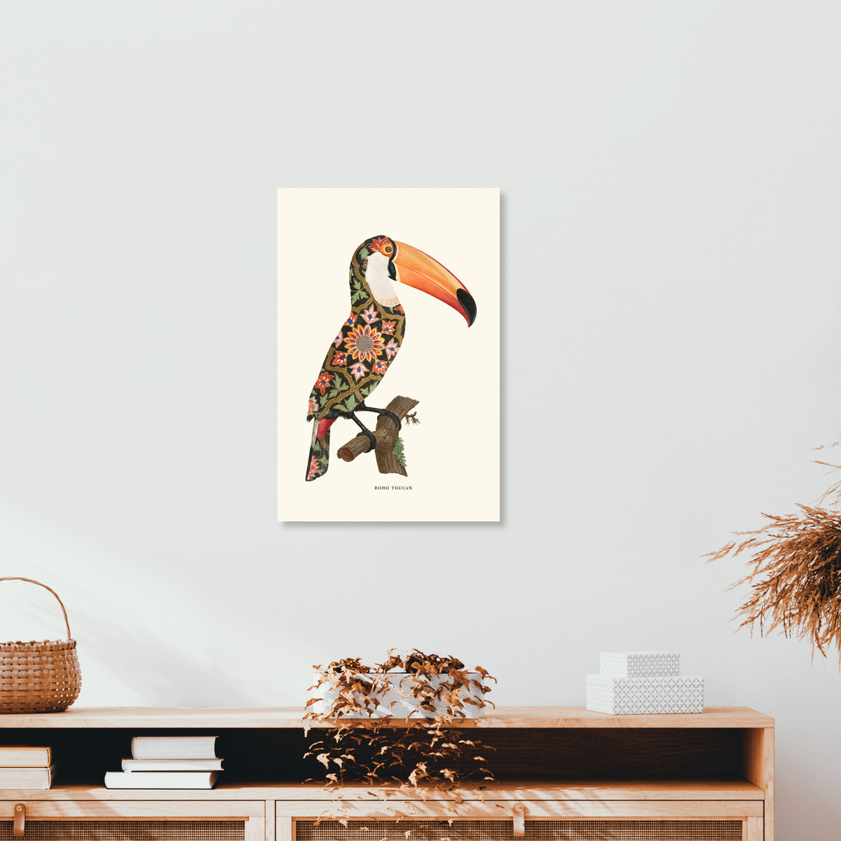 Jonas Loose wall art - 'Boho Toucan' | Photocircle.net