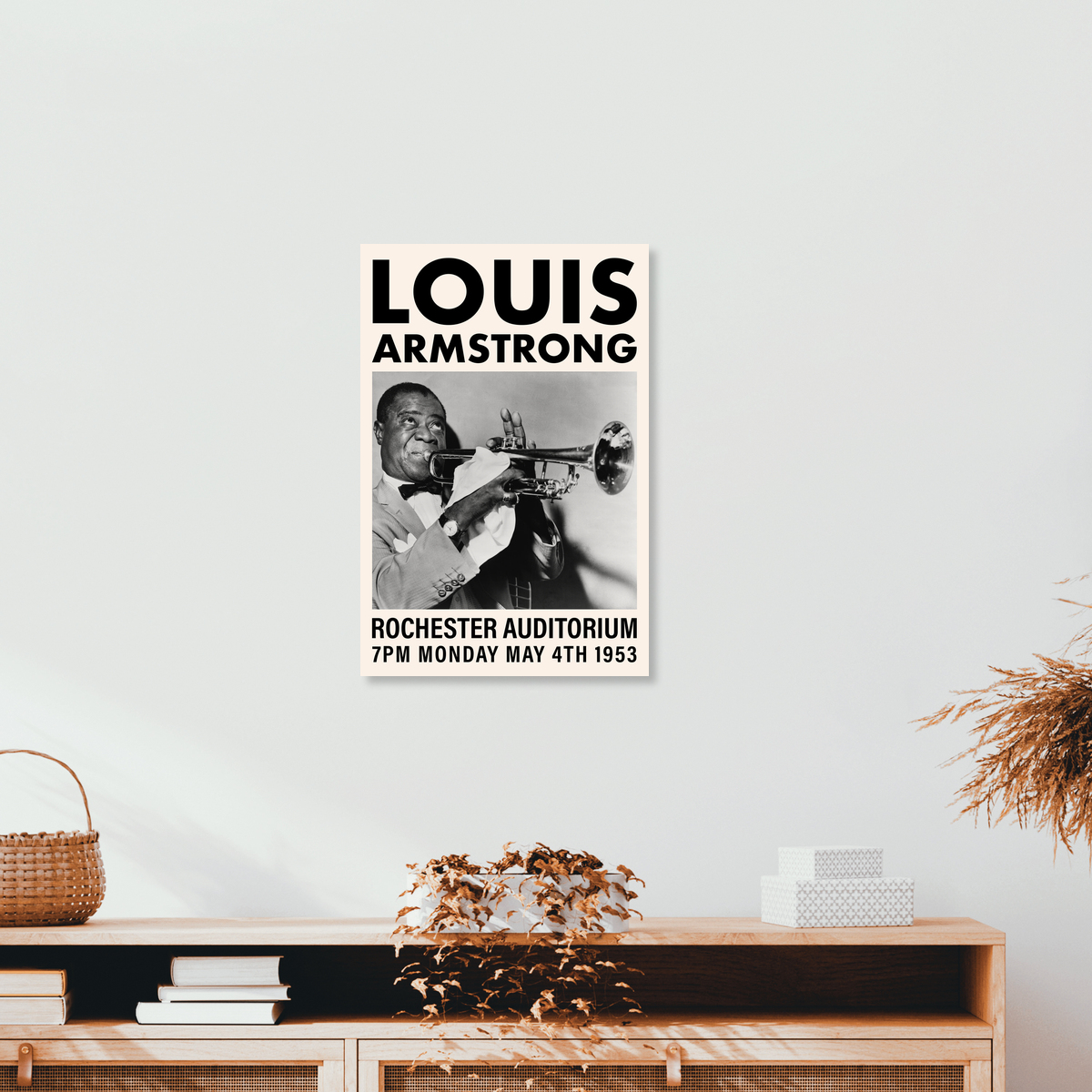Vintage Collection - 'Louis Armstrong at the Rochester Auditorium ...