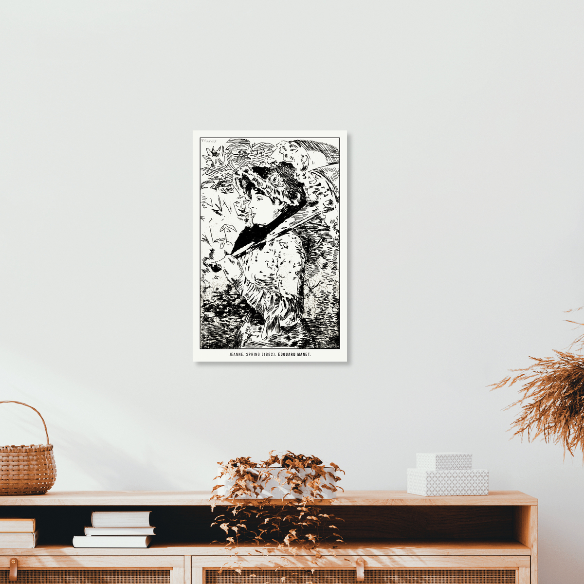 Art Classics - 'Drawing of Jeanne Spring by Edouard Manet ...