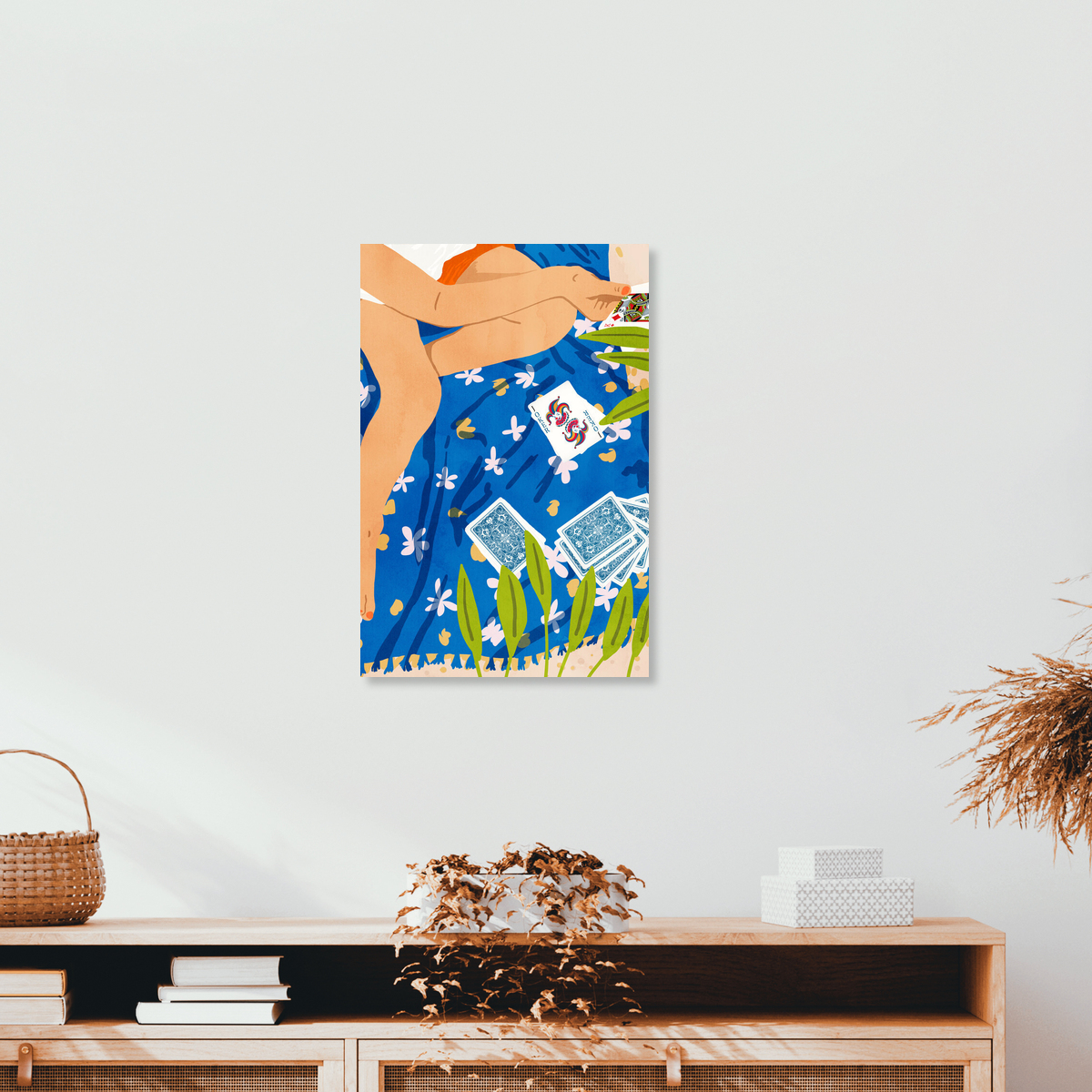 Uma Gokhale wall art - 'The Hand You Are Dealt Is Determinism, The Way ...