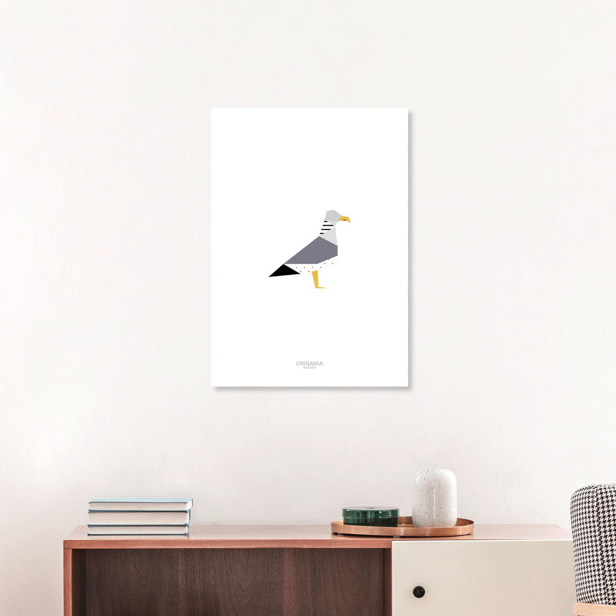 Anna Maria Laddomada - 'Seagull | Birds Series | Origamia Design ...