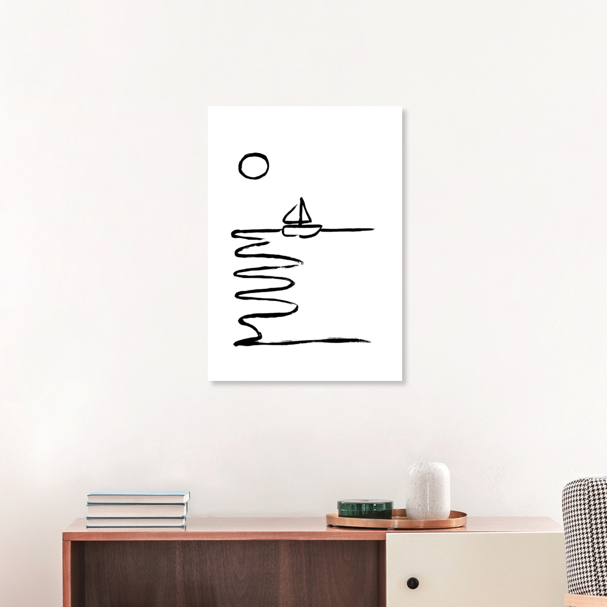 The Artcircle - 'Line Art - Landscape Sailing by Studio Lignes ...