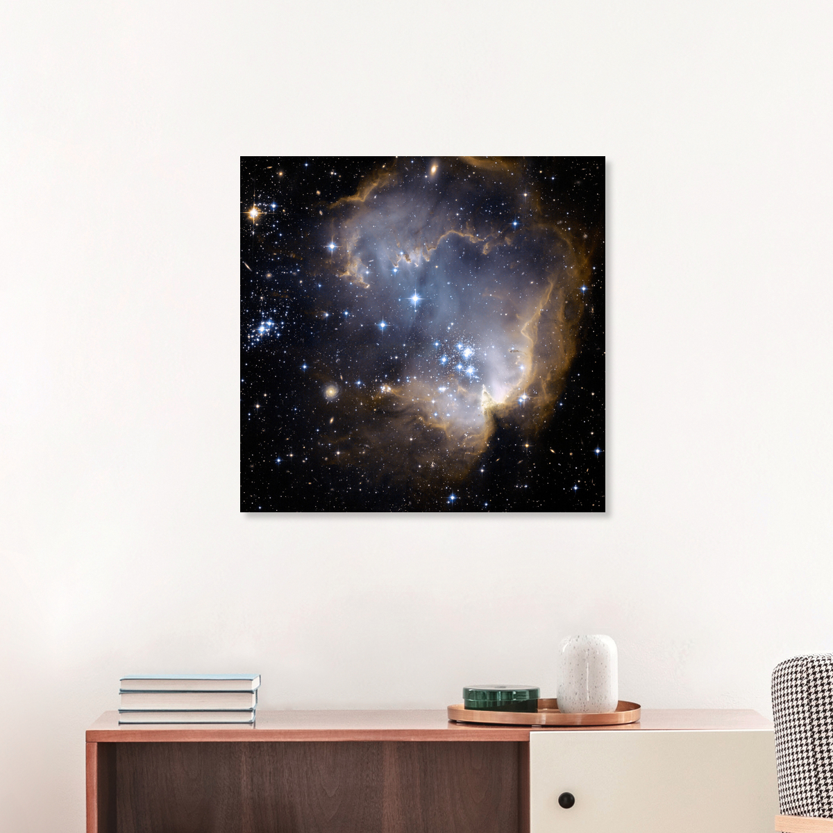 Nasa Visions Fotokunst - 'Das Sternen Cluster NGC 602 fotografiert vom ...