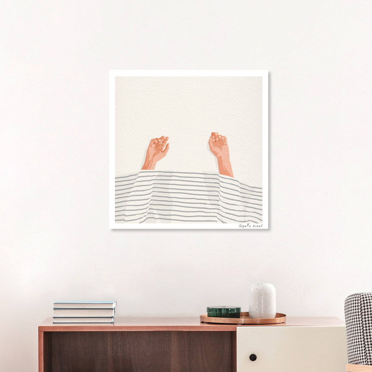 Giselle Dekel wall art - 'Hands Up' | Photocircle.net