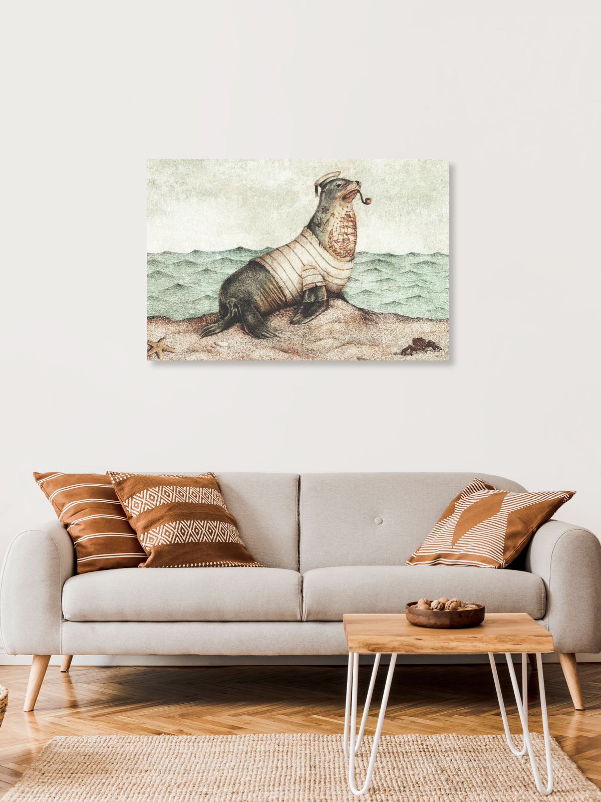 Mike Koubou wall art - 'Keep an eye on the coast' | Photocircle