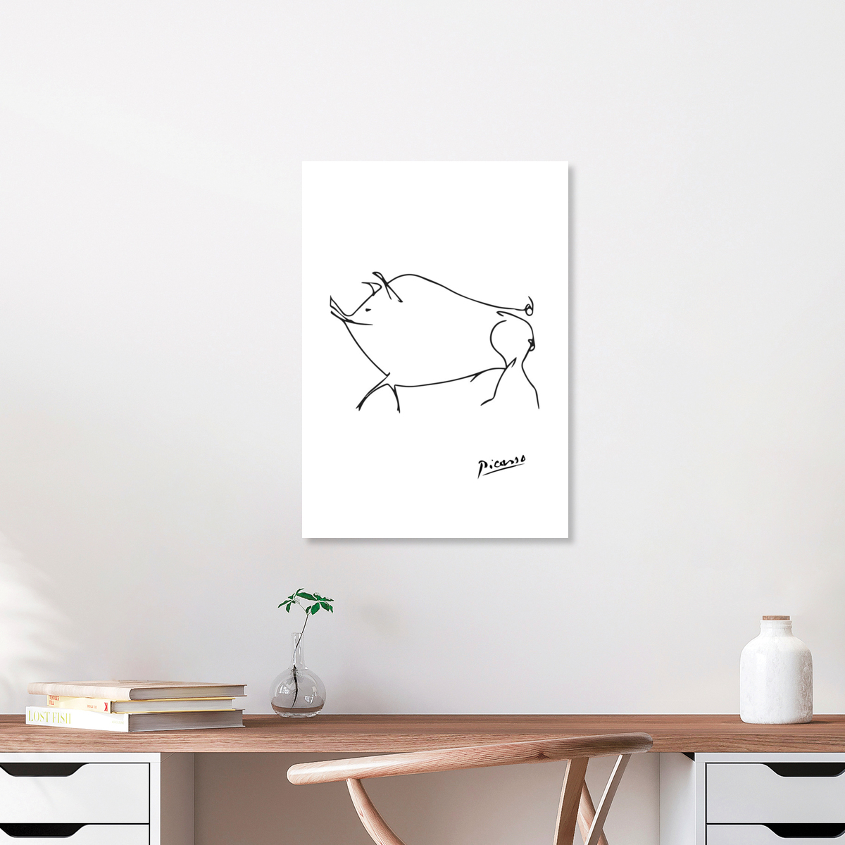 Art Classics wall art - 'Picasso Pig' | Photocircle.net