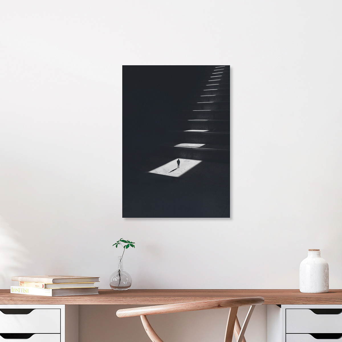 Maarten Leon wall art - 'The only way is up' | Photocircle.net