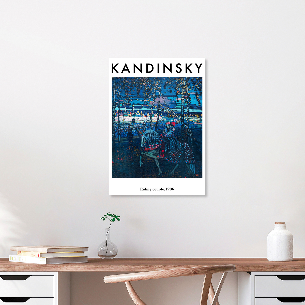 Art Classics Poster - 'Kandinsky Poster - Riding Couple 1906 ...