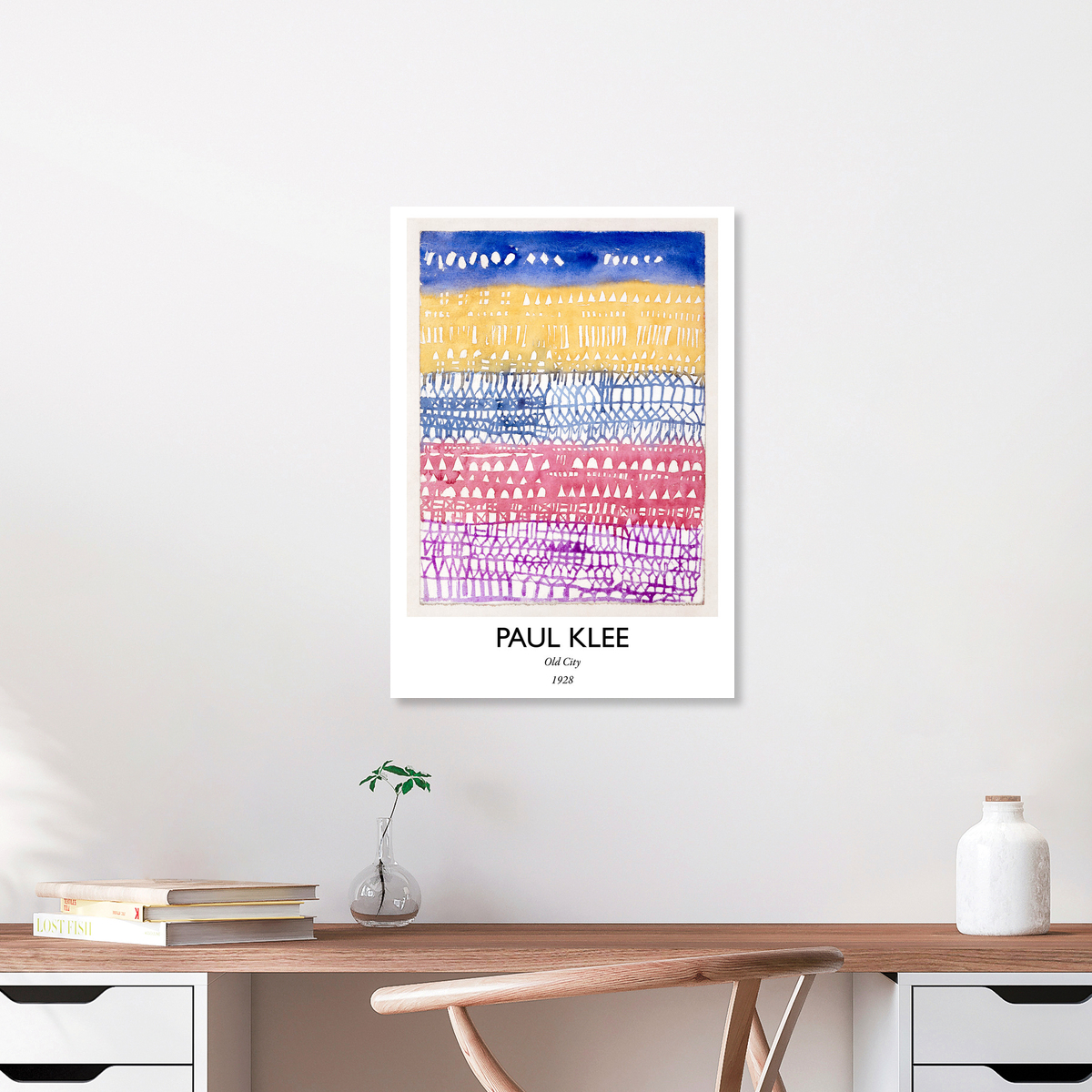 Art Classics wall art - 'Paul Klee - Old City 1928' | Photocircle.net