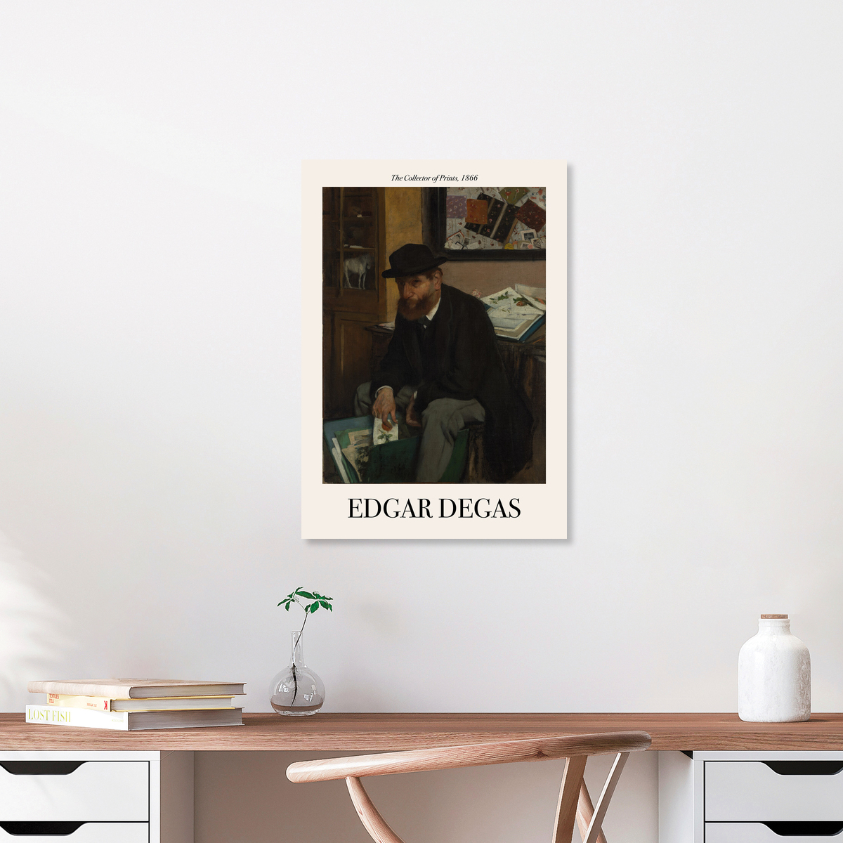 Art Classics wall art - 'Edgar Degas Poster - The Collector of Prints ...