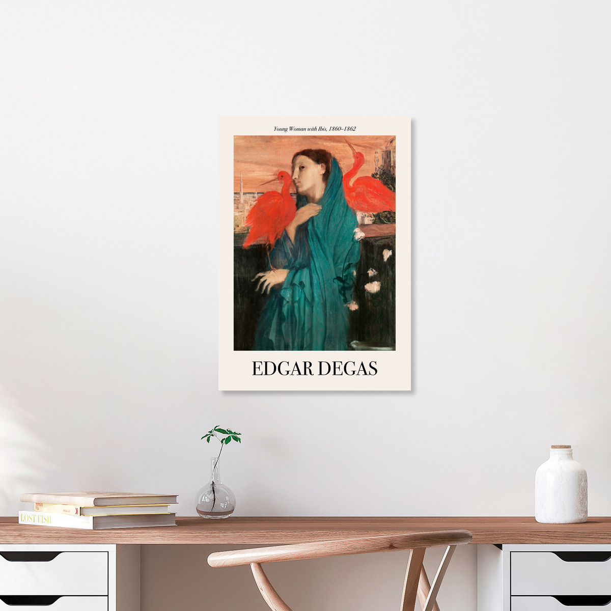 Art Classics wall art - 'Edgar Degas Poster - Young Woman with Ibis ...