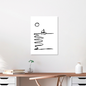 The Artcircle - 'Line Art - Landscape Sailing by Studio Lignes ...