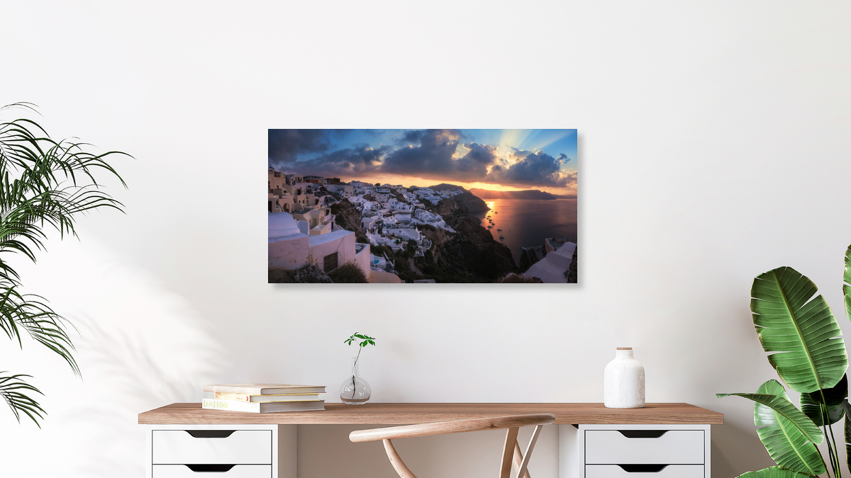 Jean Claude Castor - 'Sunset on Santorini' | Photocircle.net