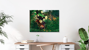 Art Classics - 'Fight between a Tiger and a Buffalo by Henri Rousseau ...