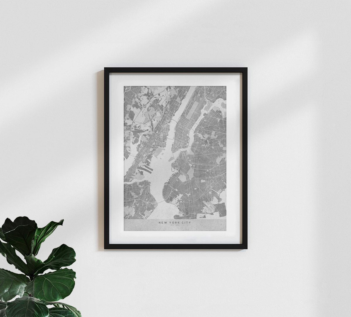 Rosana Laiz García wall art - 'Gay vintage map of New York City ...