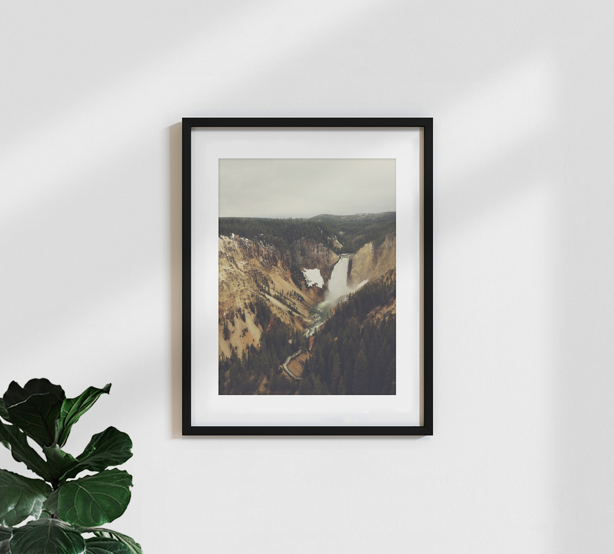 'Yellowstone Falls' – Discover the wall art by Kevin Russ now!