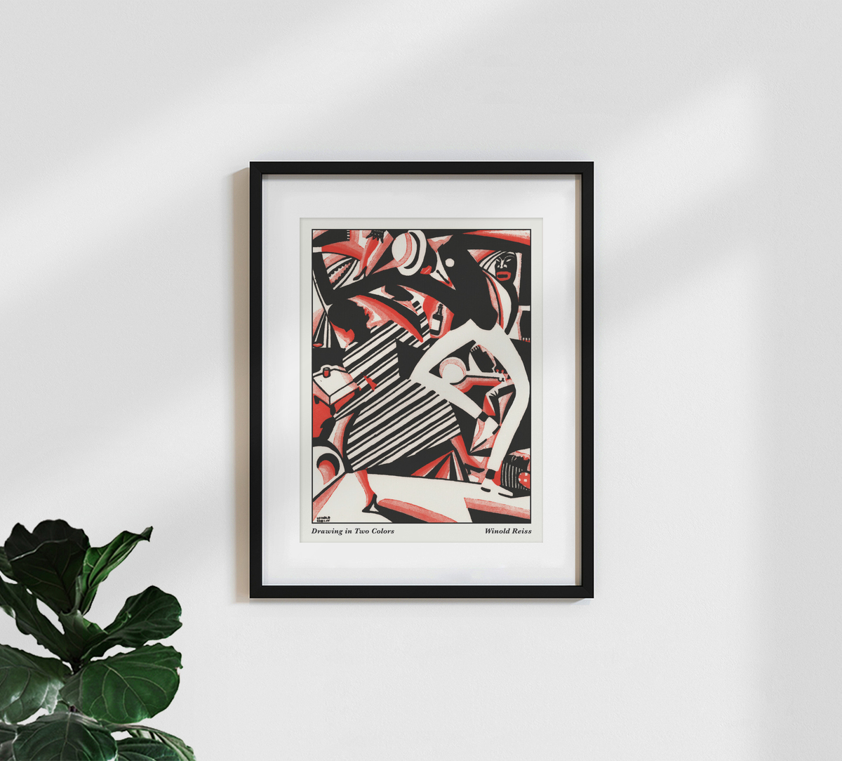 Art Classics wall art - 'Drawing in Two Colors' | Photocircle