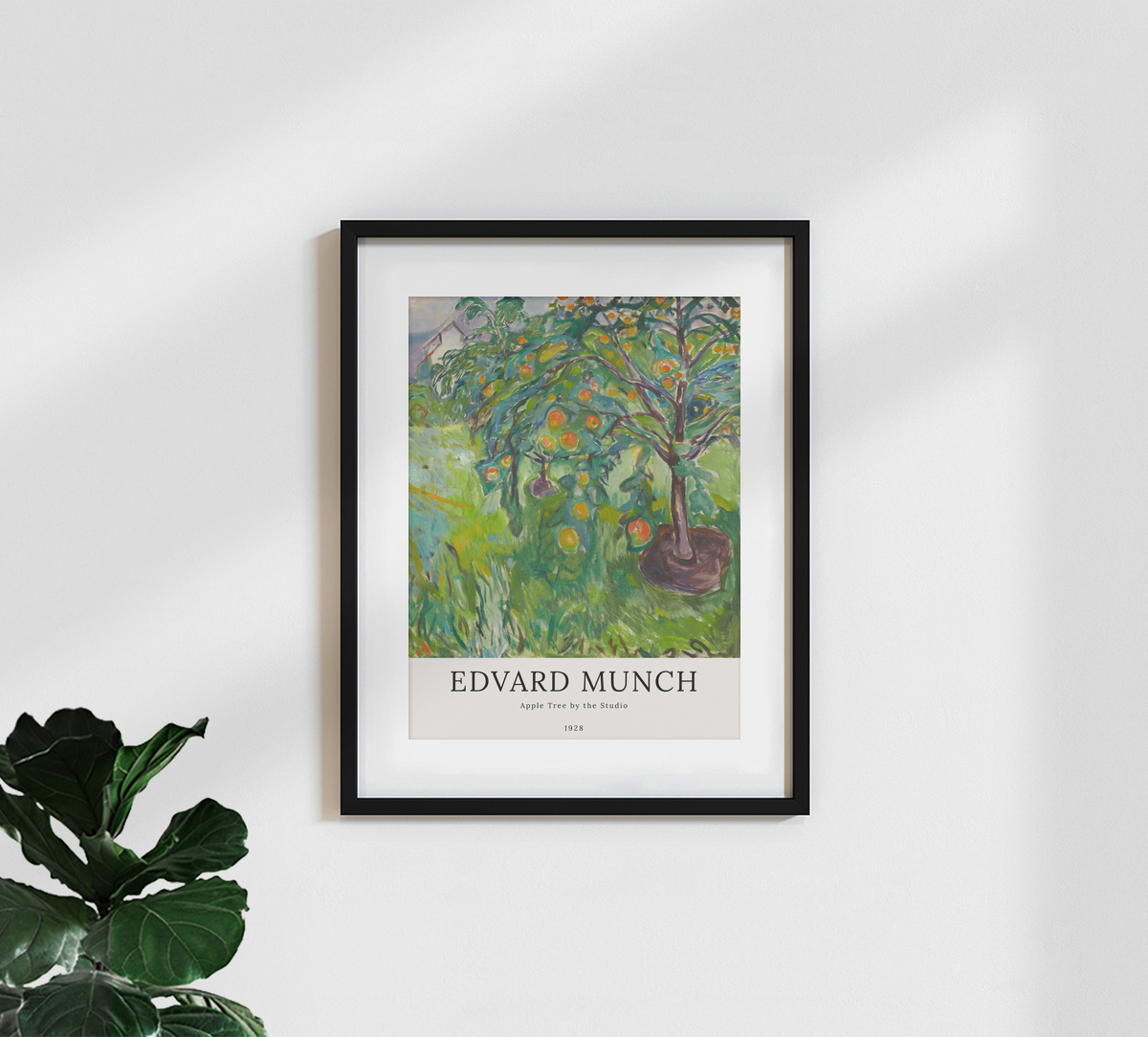 Art Classics wall art - 'Edvard Munch: Apple Tree by the Studio ...