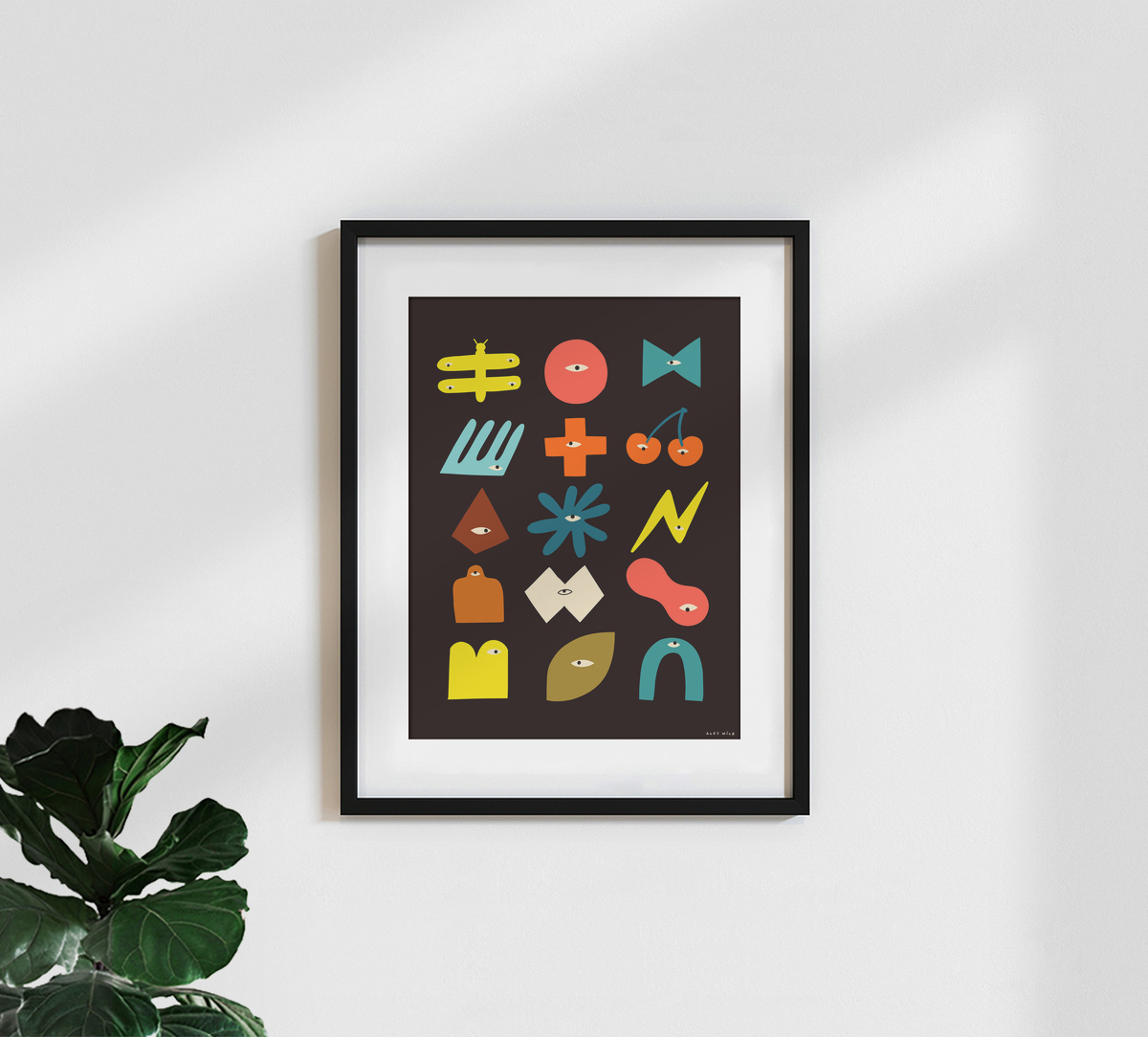 Aley Wild Poster - 'Curious Shapes' | Photocircle