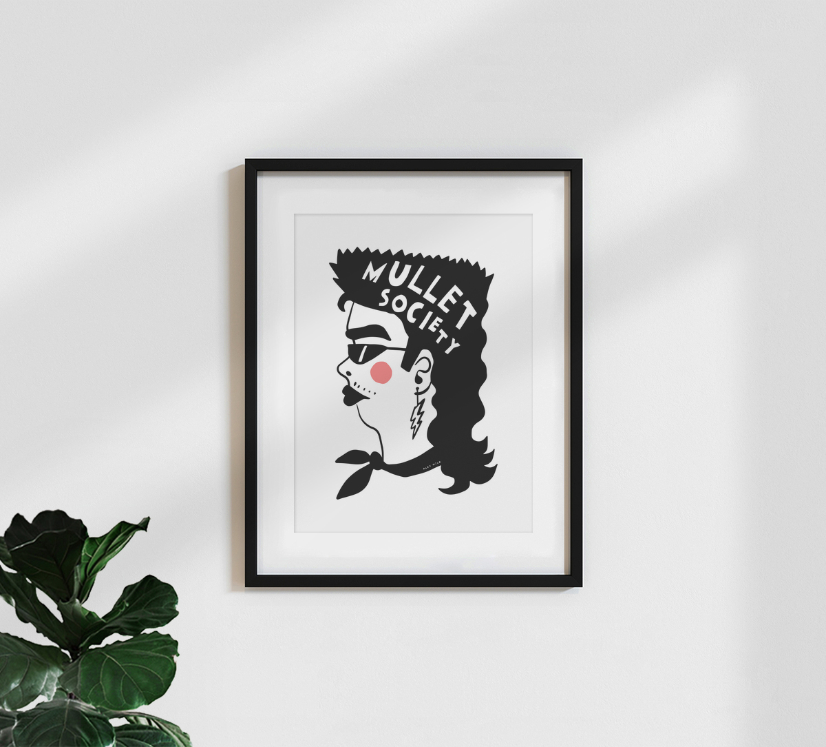 Aley Wild Poster - 'Mullet Society' | Photocircle