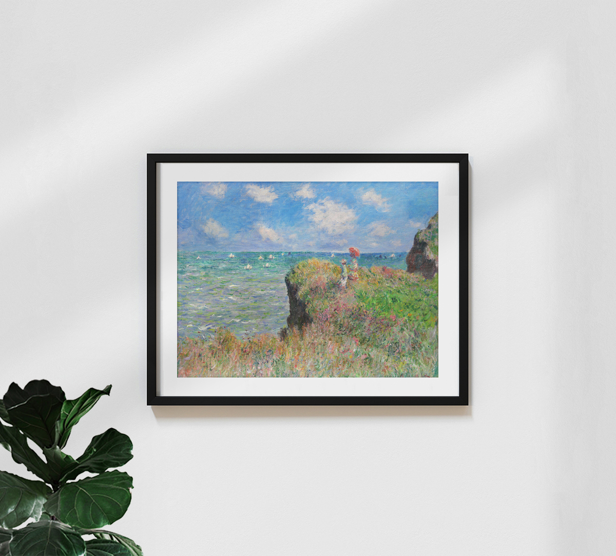 Art Classics wall art - 'Claude Monet: Cliff Walk at Pourville ...
