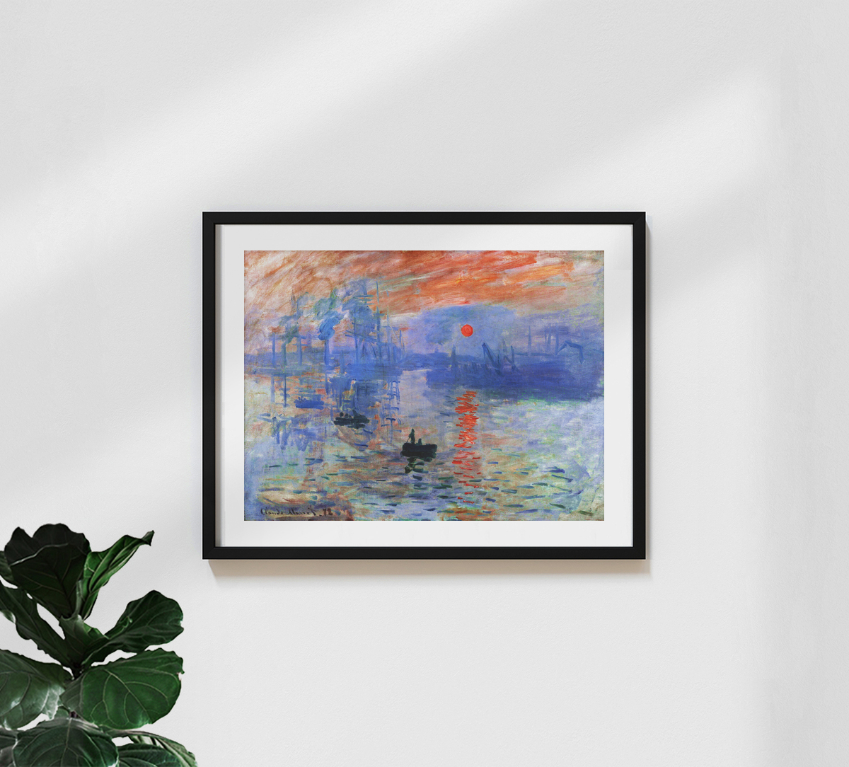 Art Classics wall art - 'Claude Monet: Impression, Soleil levant ...
