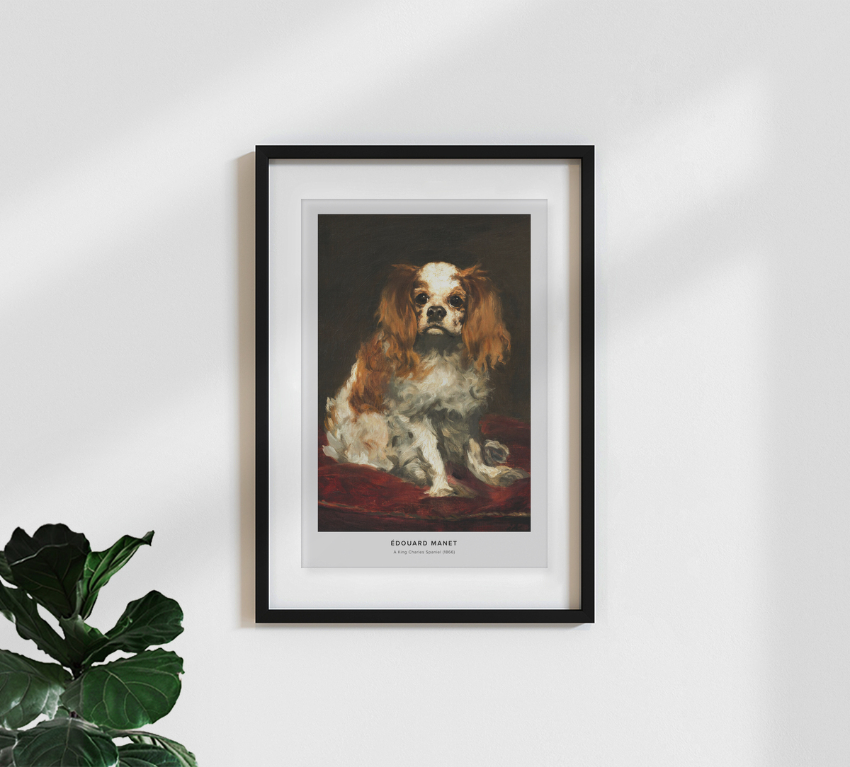 Art Classics Poster - 'Edouard Manet - Gemälde eines King Charles ...