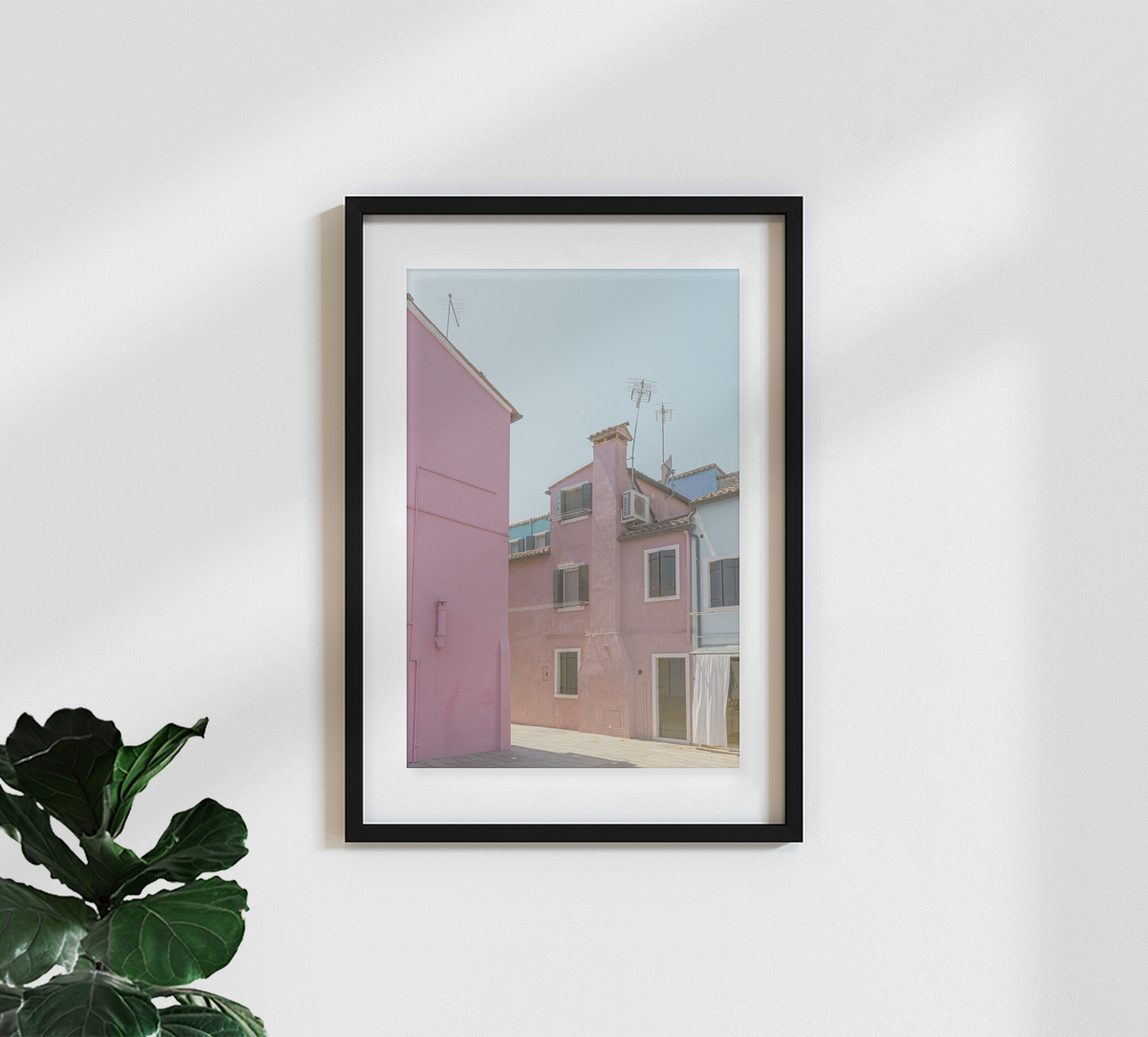 'Pink Houses of Burano' – Discover the wall art by Michael Schulz ...