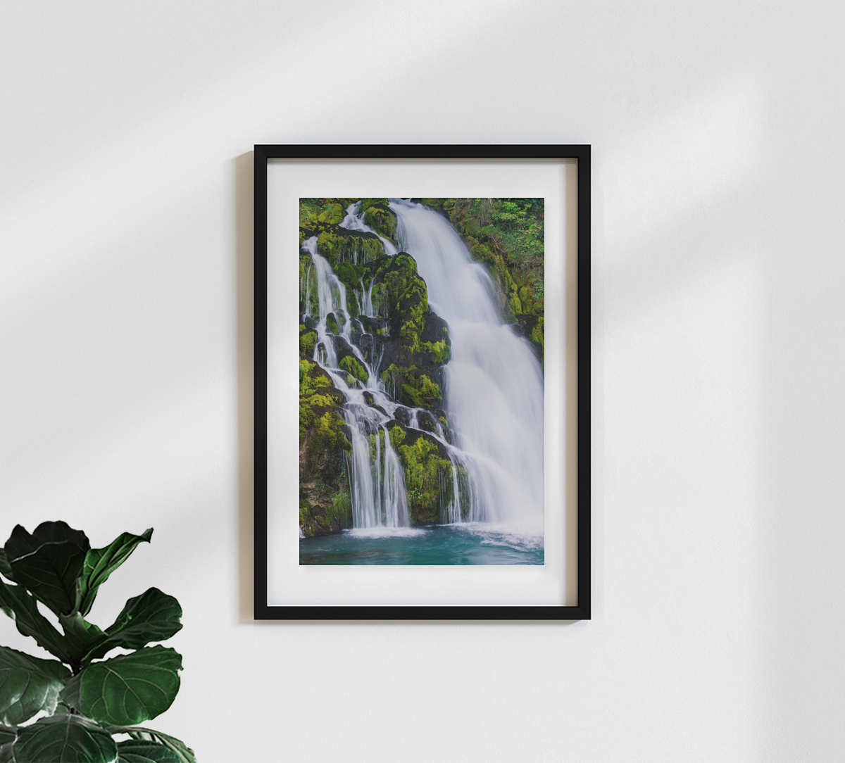 'Waterfall at Jaun' – Discover the wall art by Peter Wey now!